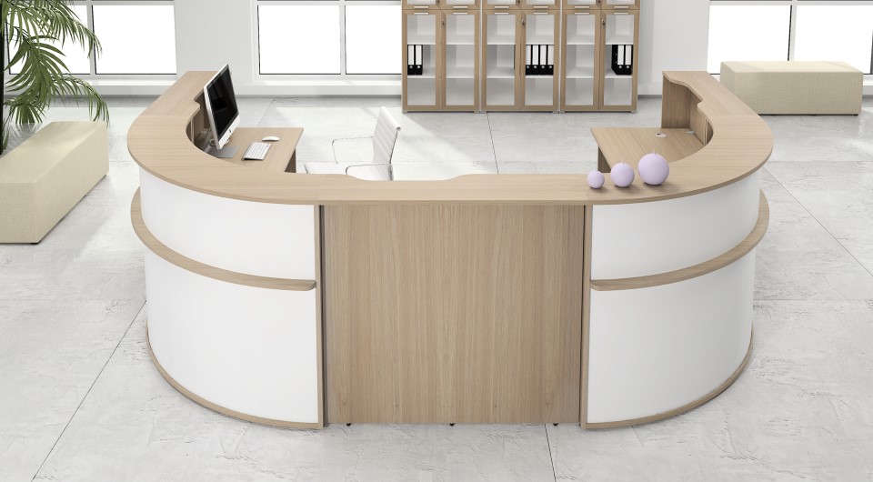 Стойки ресепшен для офиса серии Smart Reception - купить в Москве с ...